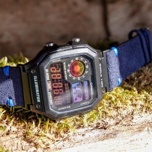Casio Custom Hydro Mod Royale AE1200 Vaporwave Royale 22mm Watch Black ...