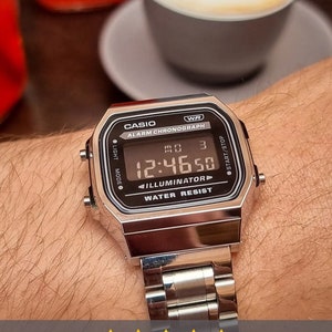 Weighted Metal – Modified Watch Based on Casio A168 – Vintage Digital ...