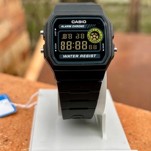 Custom Casio Mod F-94WA Nightcrawler - Modified Black Casio Watch ...