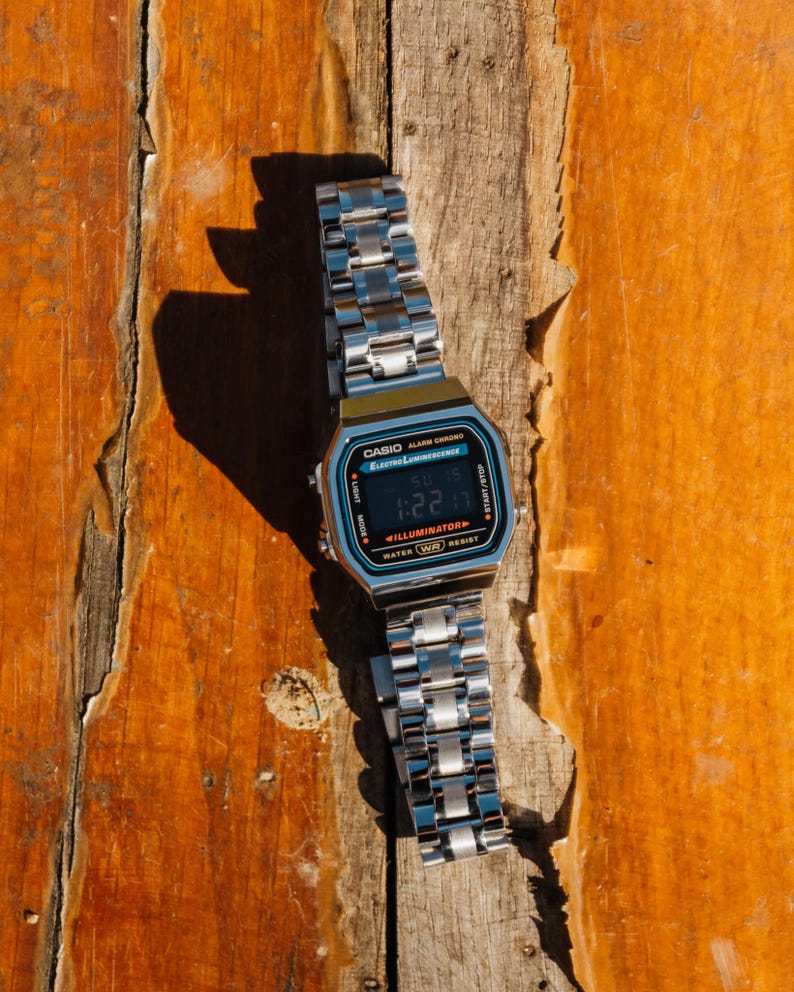 Casio A168 Weighted Metal – Modified Watch With Inverted Screen ...
