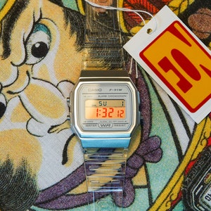 Casio F-91W Seaside Clear Mod - Modified White Transparent Casio F-91W ...