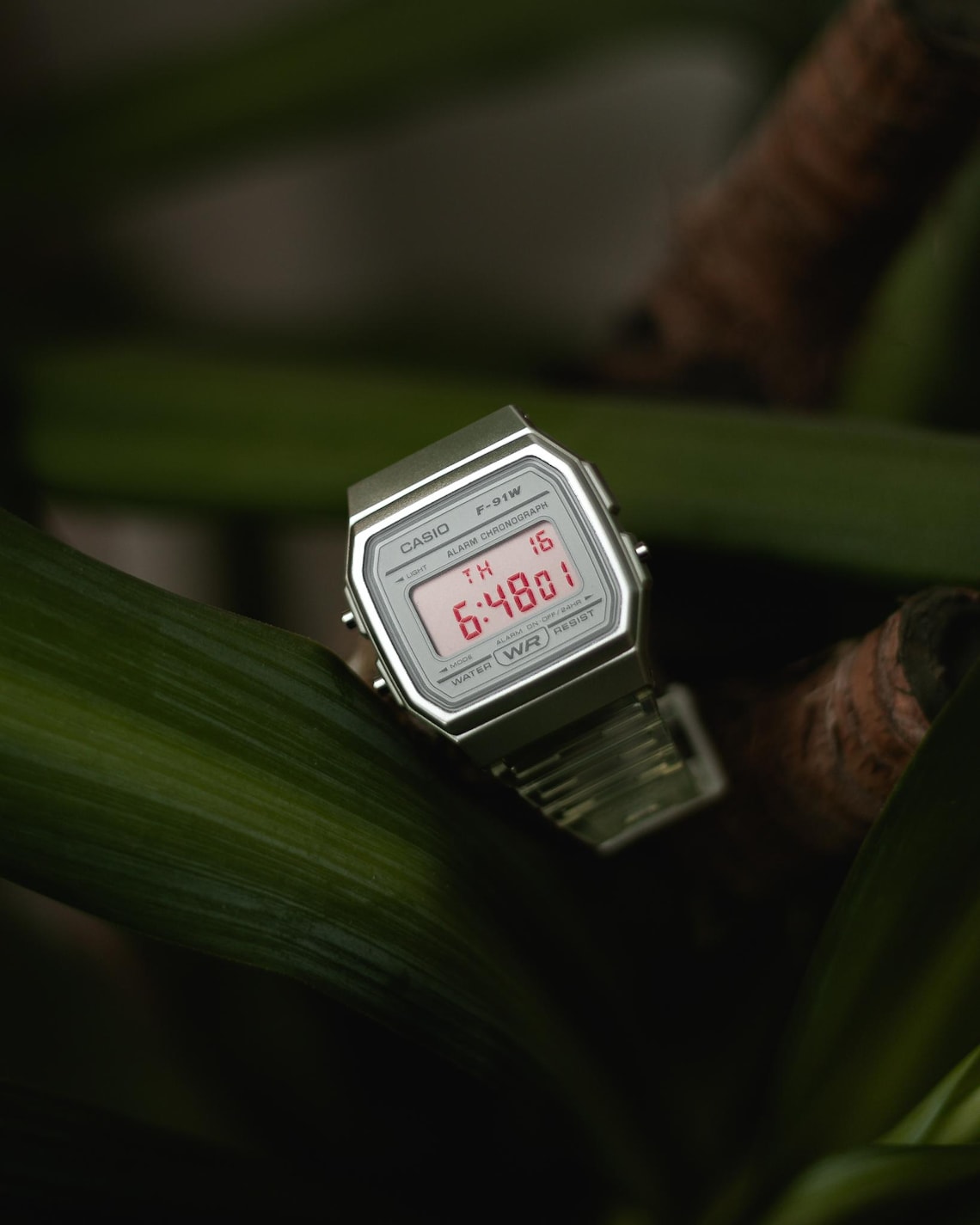 Strawberry Clear – Modified Watch Based on Casio F-91W – Transparent ...