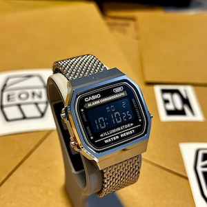 Mesh Weighted – Modified Watch Based on Casio A168 – Custom Vintage ...