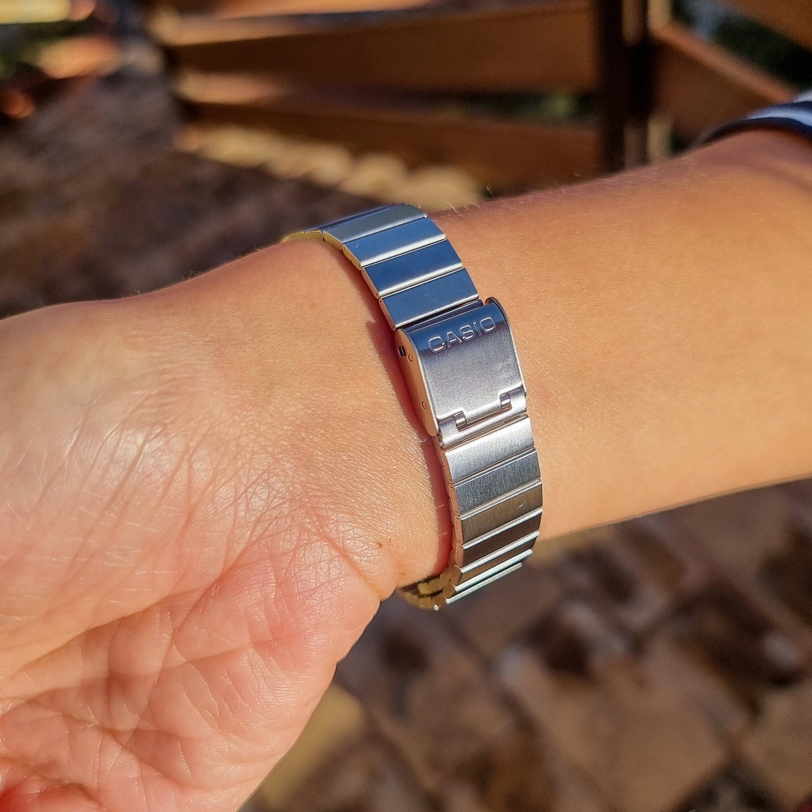 Casio Watch Modified Custom Casio Mod Vintage Casio liquid Purple ...