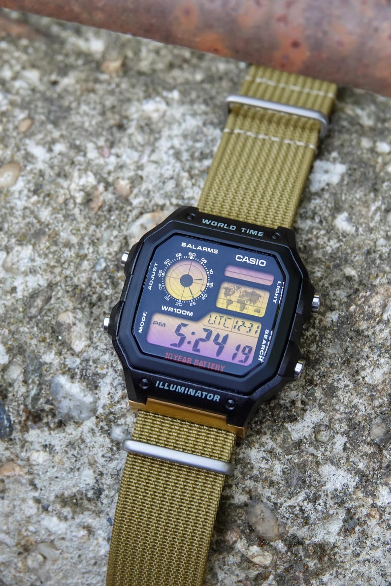 Sunset Royale – Modified Watch Based on Casio AE-1200 – Custom Hydro ...