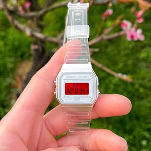 Custom Casio F91 cherry Modified Casio Custom Special Gift With Deep ...