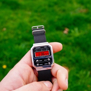 Casio A100 Red Pill Modified Custom Casio A100 With Red Screen and ...