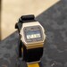 F91-W black Gold Casio Custom Mod Modified Gold Casio Watch With Dual ...
