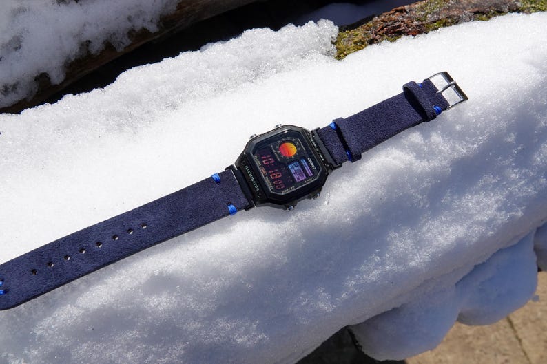 Vaporwave Royale – Modified Watch Based on Casio AE-1200 – Retro Grid ...