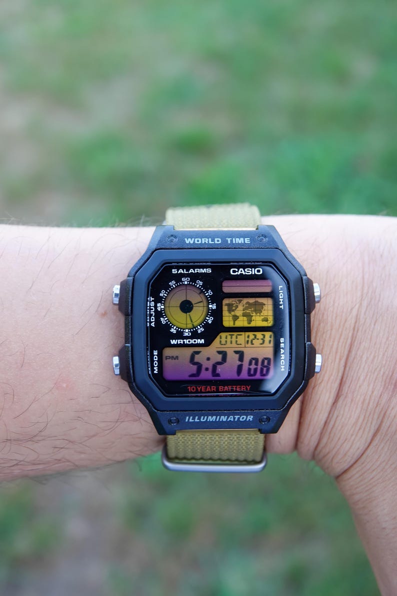 Sunset Royale – Modified Watch Based on Casio AE-1200 – Custom Hydro ...