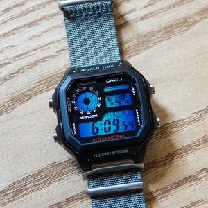 Polar Blue – Modified Watch Based on Casio AE-1200 – Royale -blue ...