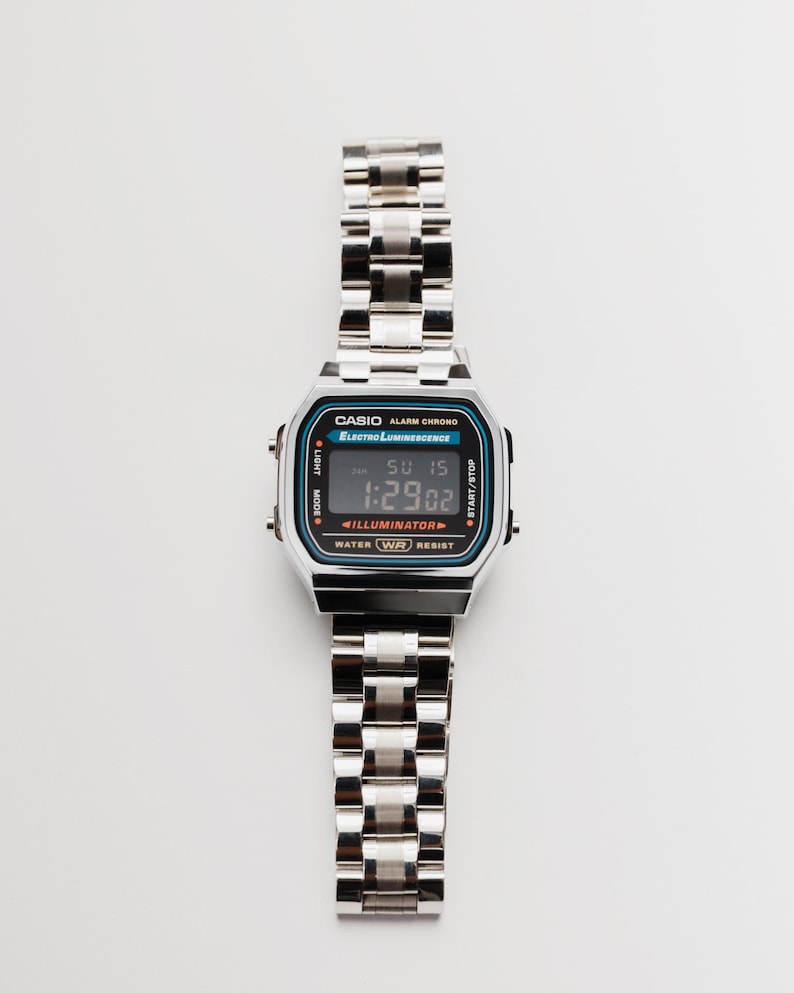 Casio A168 Weighted Metal – Modified Watch With Inverted Screen ...