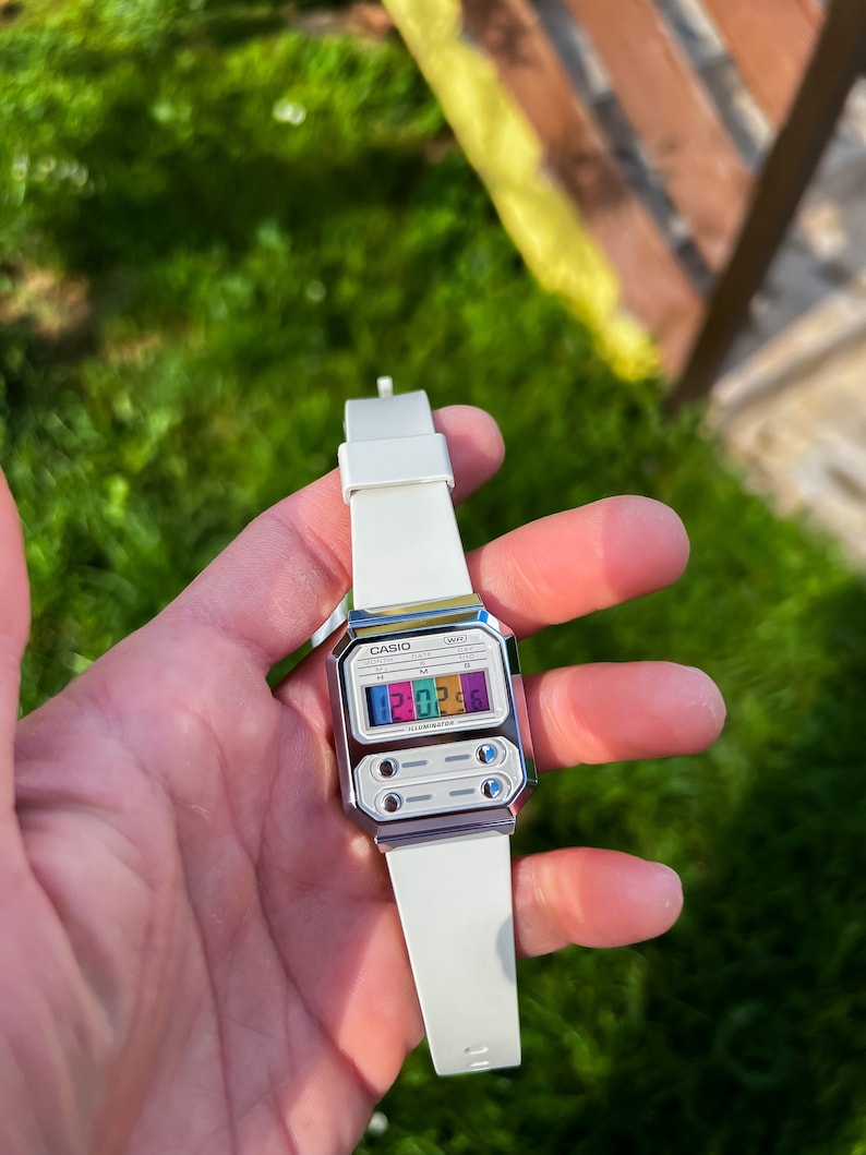 Candy – Modified Watch Based on Casio A100 – Colorful Multitone Screen ...