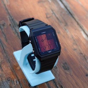 Burgundy Haze – Modified Watch Based on Casio LF20W – Red Gradient ...