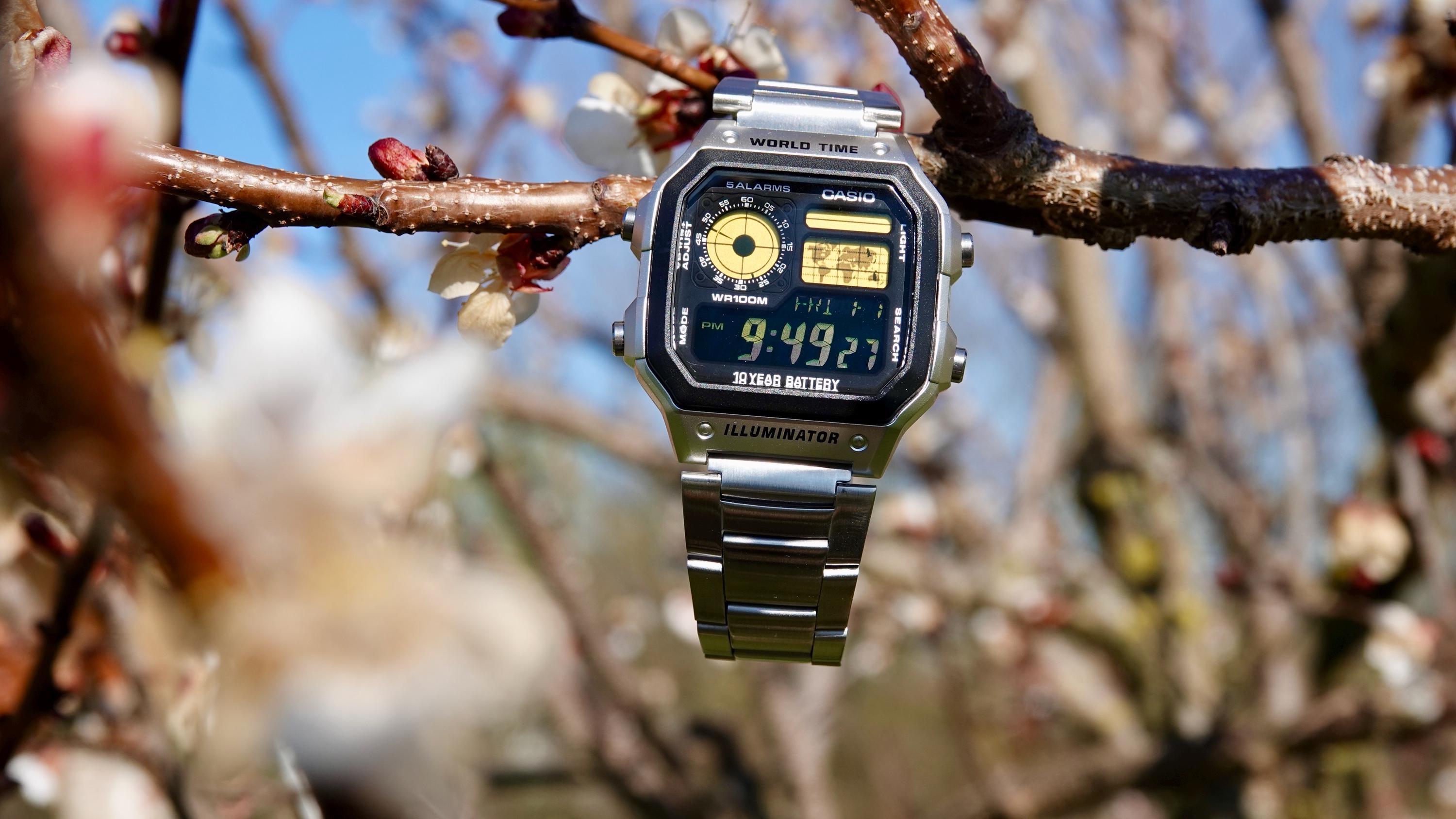 Spring Gold – Modified Watch Based on Casio AE-1200 – Yellow & Black ...