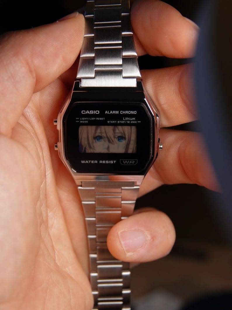 Violet Evergarden Mod – Modified Watch Based on Casio A158 Silver ...