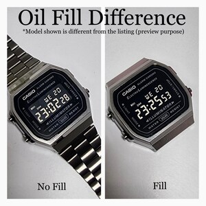 Pitch Black – Modified Watch Based on Casio F-91W – All-black Digital ...