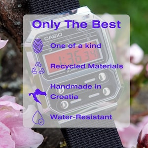 Casio A100 Red Pill Modified Custom Casio A100 With Red Screen and ...