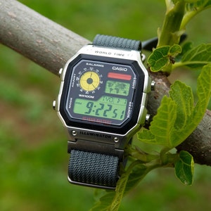 Urban Cruiser – Modified Watch Based on Casio AE-1200 – Red Yellow ...