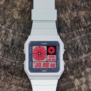 Tokyo Strawberry – Modified Watch Based on Casio LF-20W – Beige Digital ...