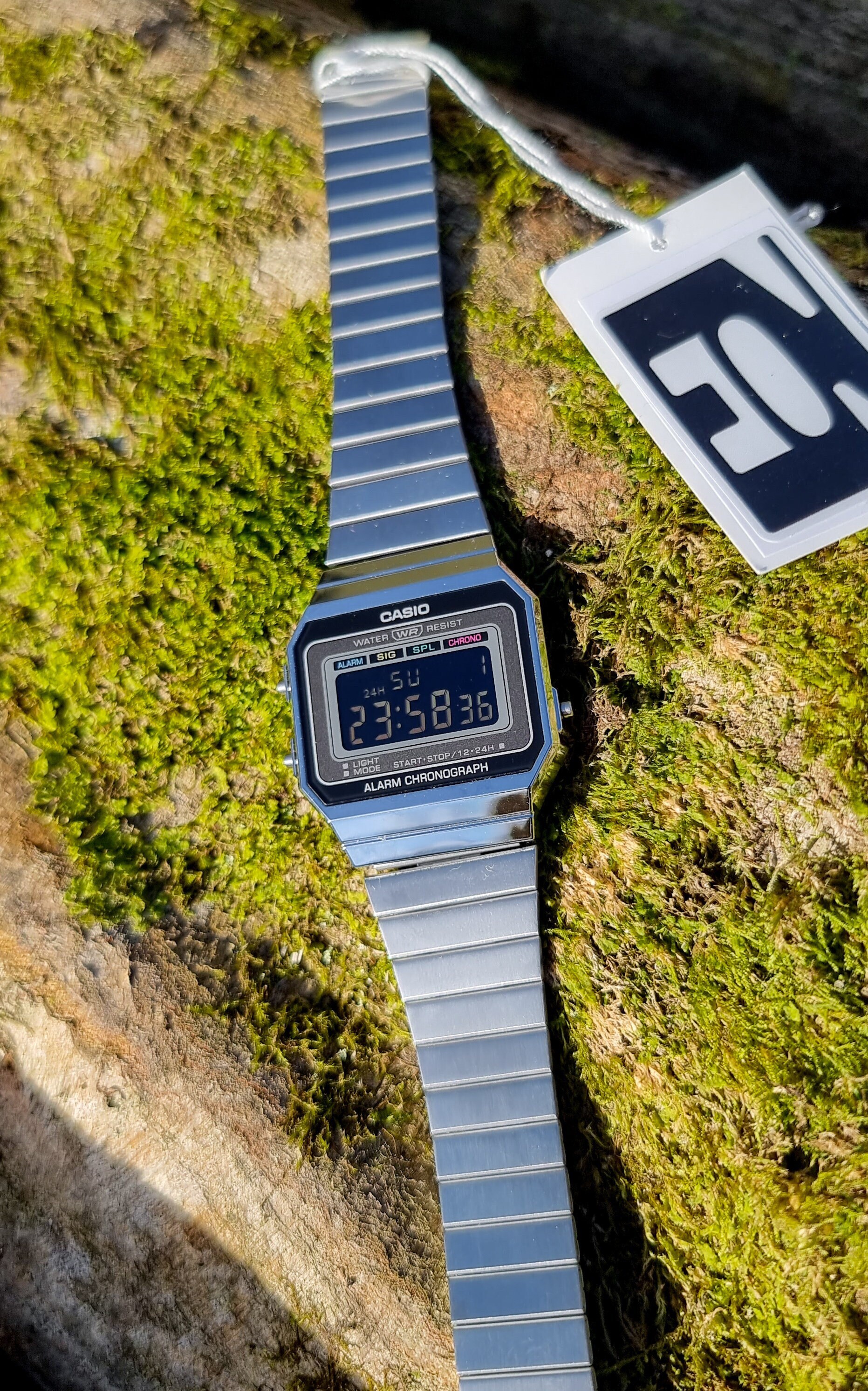 Casio Watch Modified Custom Casio Mod Vintage stealth Black Digital ...