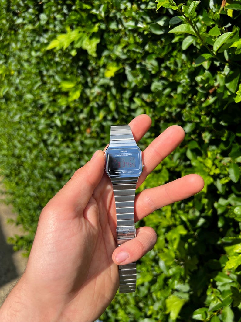 Full Mirror – Modified Watch Based on Casio A700 – Custom Digital Watch ...