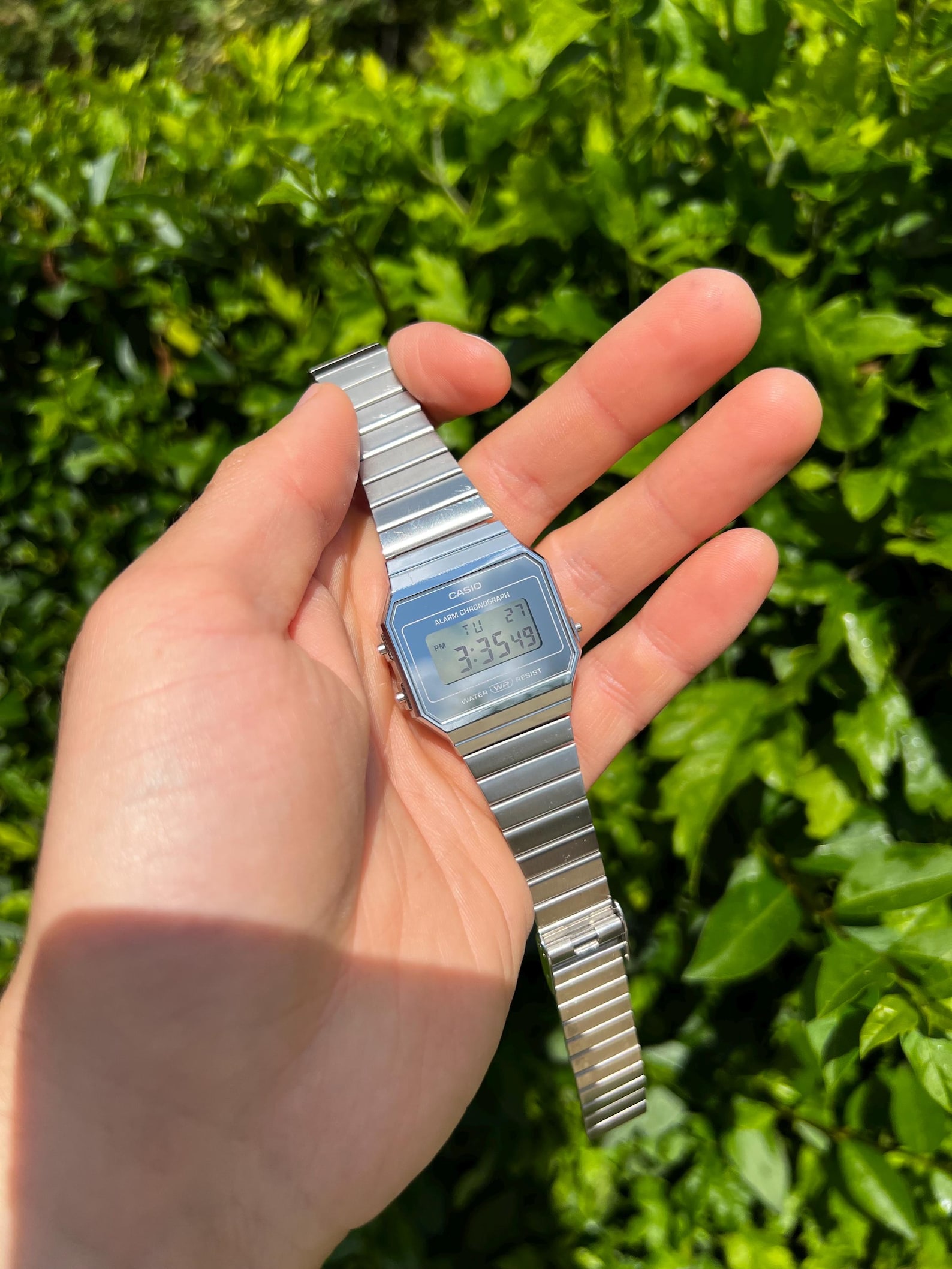 Full Mirror – Modified Watch Based on Casio A700 – Custom Digital Watch ...
