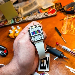 Casio A100 Candy Modified Custom Casio A100 With Multi Color Screen and ...