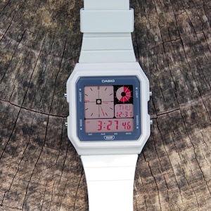 Custom Casio LF-20W Tokyo Strawberry - Casio Twin Graph Beige - Red ...