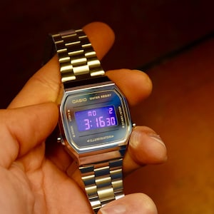 Casio A168 Mirror Time Modified Custom Casio A168 With Mirror Chrome ...