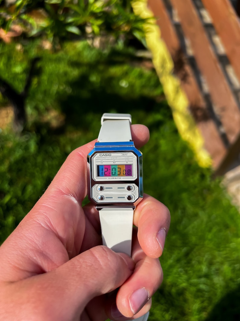 Candy – Modified Watch Based on Casio A100 – Colorful Multitone Screen ...