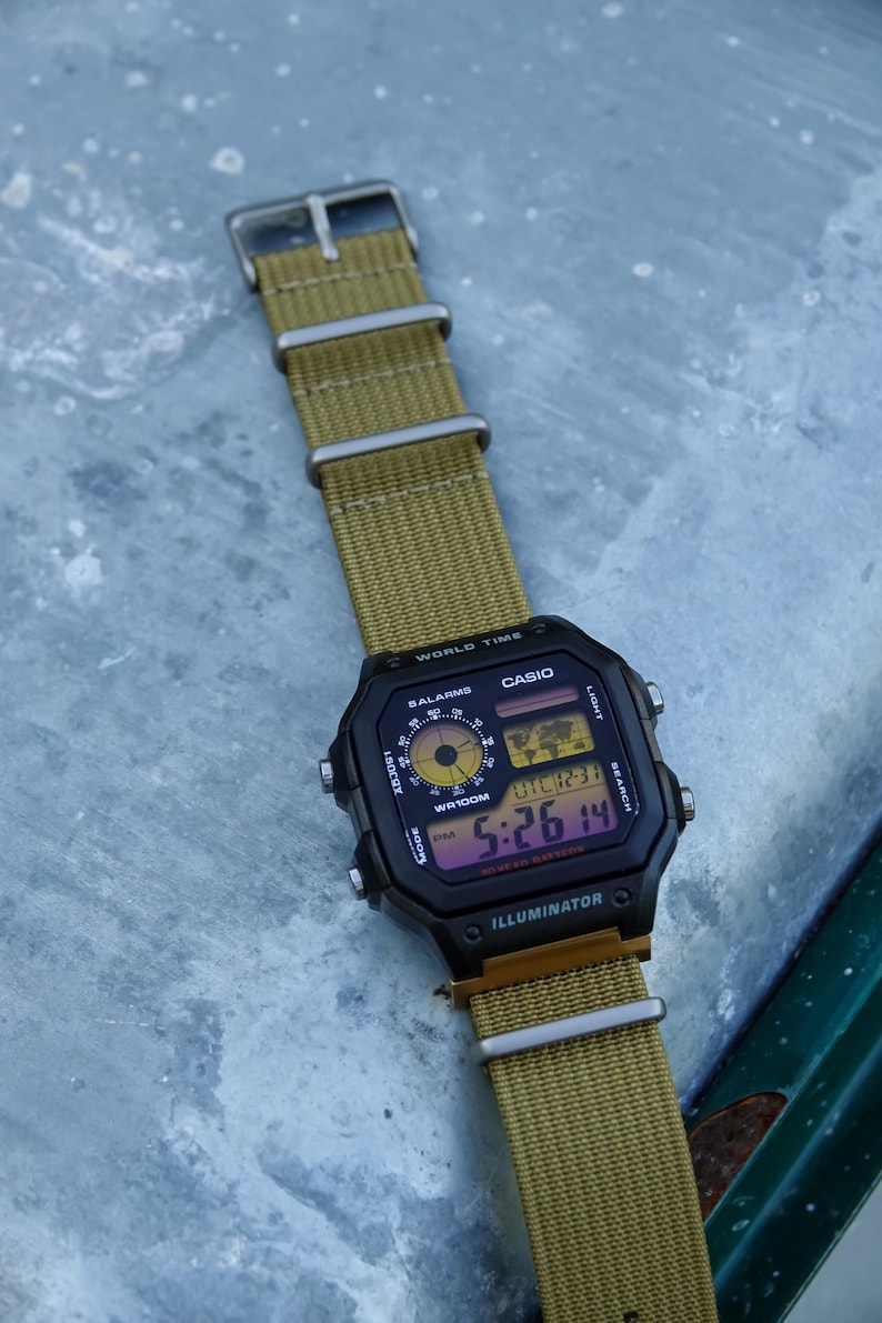 Sunset Royale – Modified Watch Based on Casio AE-1200 – Custom Hydro ...