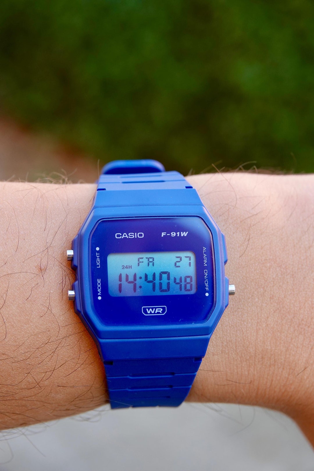 Casio F-91WB Deep Ocean Modified White Casio F91W Custom Casio Watch ...