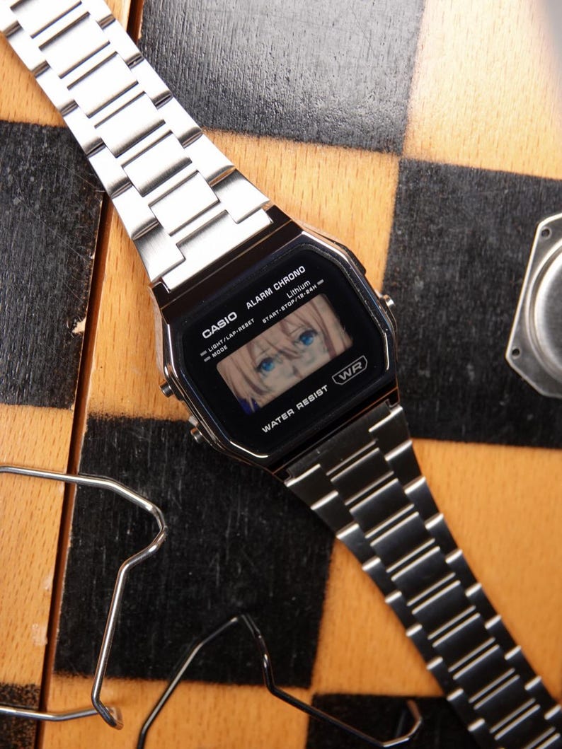 Violet Evergarden Mod – Modified Watch Based on Casio A158 Silver ...