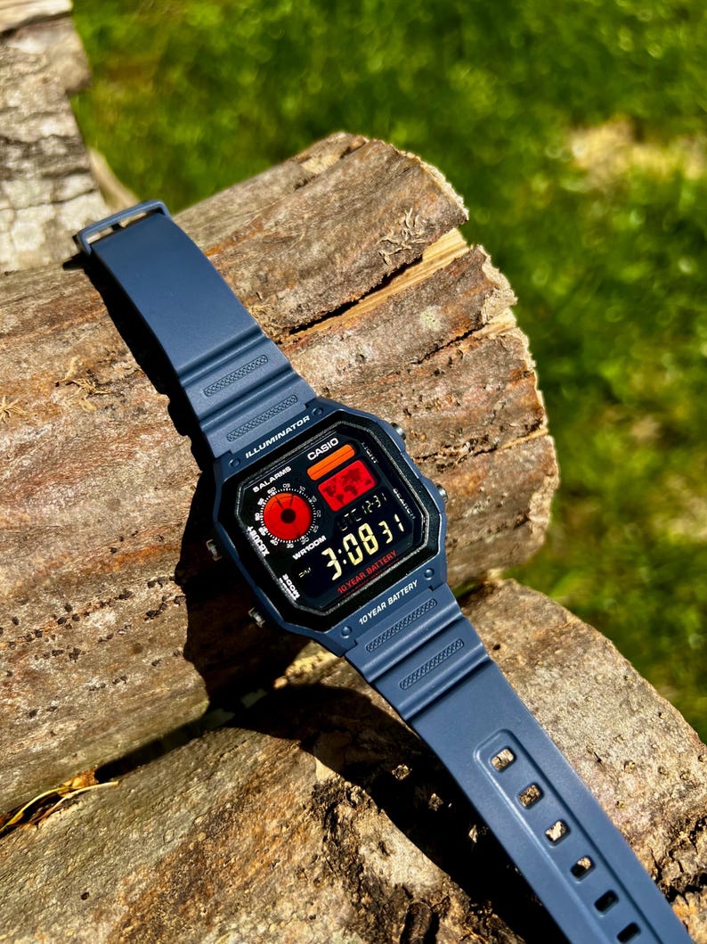 Bloody Moon - Modified Watch Based on Casio AE-1200H – Modified Digital ...