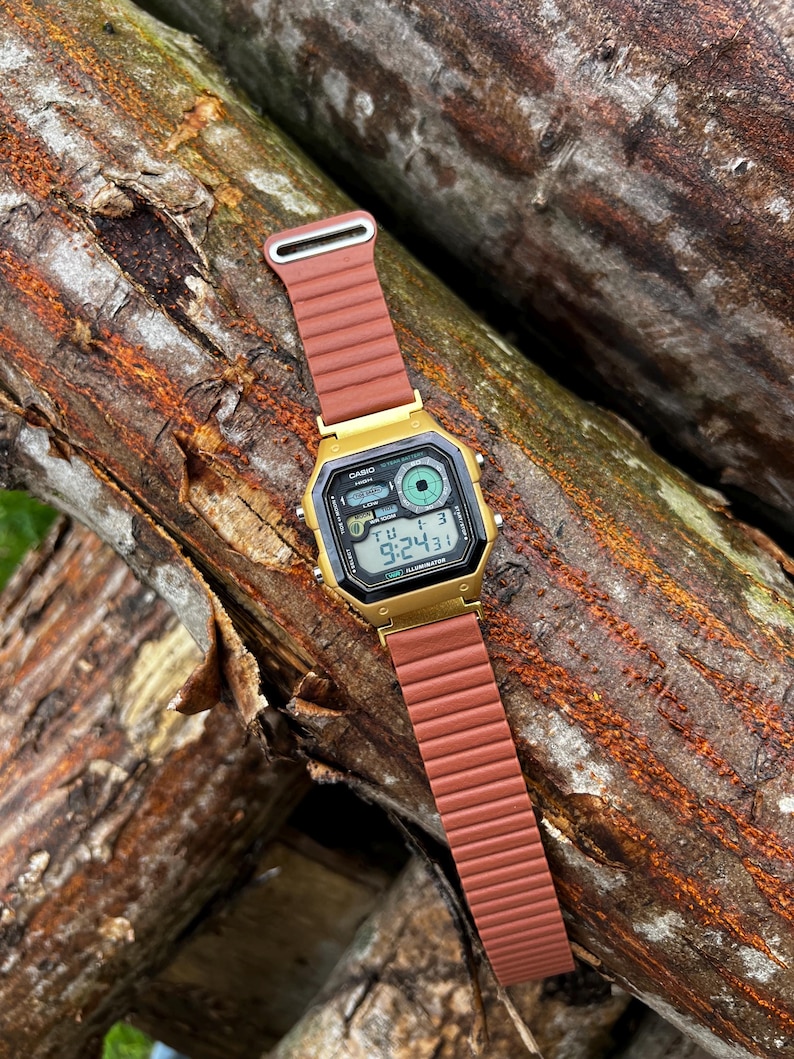 Golden Moon – Modified Watch Based on Casio AE-1200 – WS-1700 Module ...