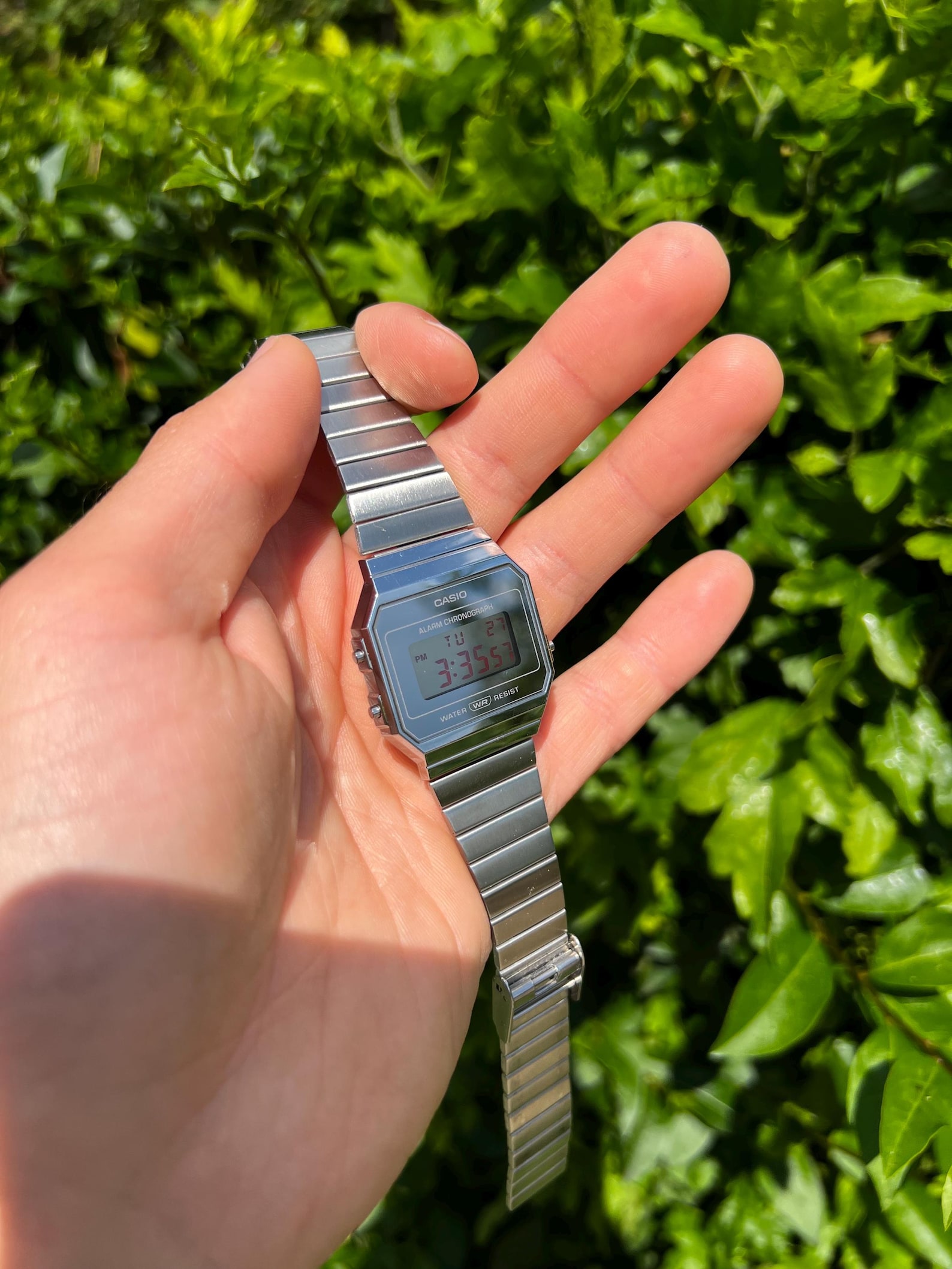 Full Mirror – Modified Watch Based on Casio A700 – Custom Digital Watch ...