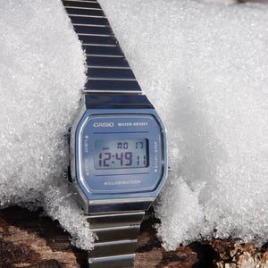 Casio A168 Mirror Time Modified Custom Casio A168 With Mirror Chrome ...