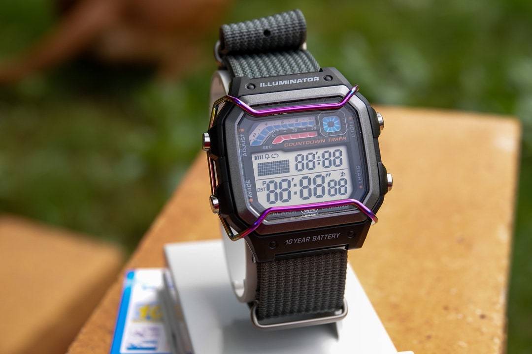 Casio WS1600 Custom Hydro Mod Reactor 01 Watch Three Polarizing Colors ...