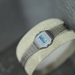 Custom Casio F-91W Blue Lagoon Watch Modified Gray Casio Vintage ...