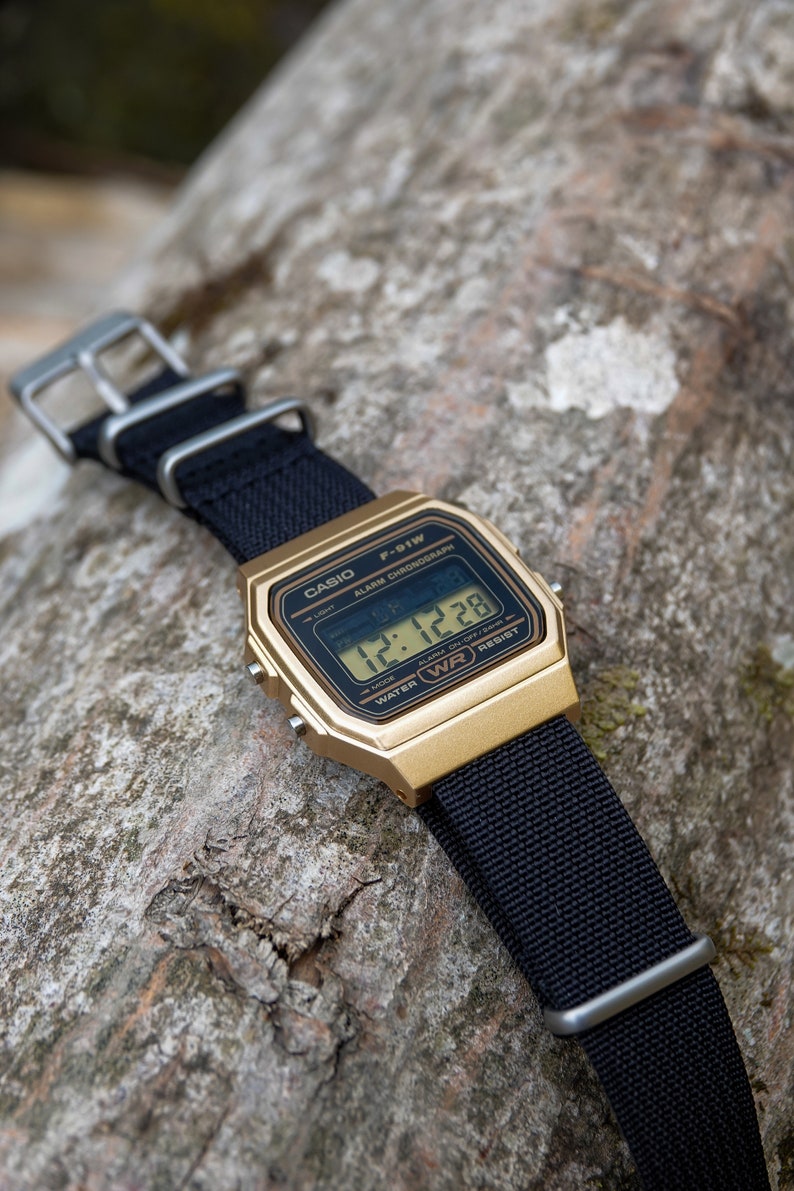 Black Gold – Modified Watch Based on Casio F-91W - Custom Mod ...