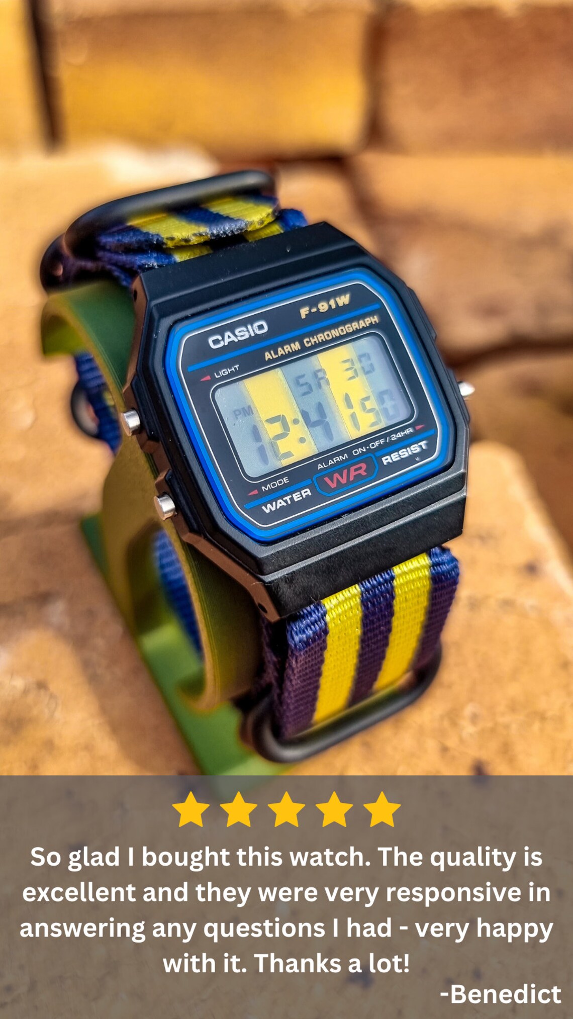Custom Casio F91W army Stripes Modified Military Vintage Hydromod Casio ...