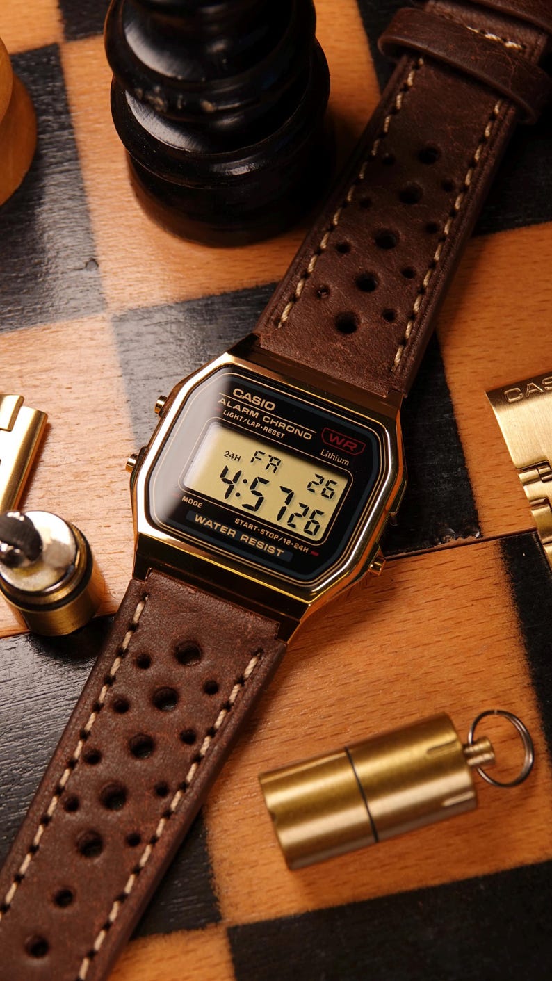 Racing Gold A158 Mod by EON – Modified Watch Based on Casio A158 ...