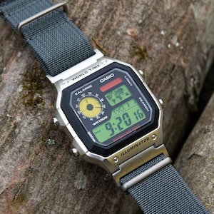Urban Cruiser – Modified Watch Based on Casio AE-1200 – Red Yellow ...