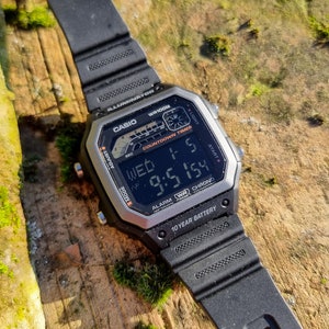 Stealth One Mod - Modified Watch Based on Casio WS-1600 –custom Casio ...