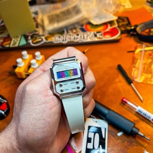 Casio A100 Candy Modified Custom Casio A100 With Multi Color Screen and ...