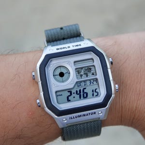 Silver Arrow – Modified Watch Based on Casio AE-1200 – Silver Faceplate ...