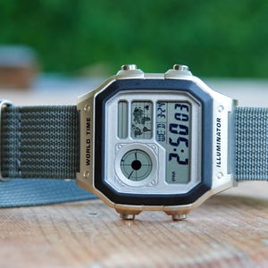 Silver Arrow – Modified Watch Based on Casio AE-1200 – Silver Faceplate ...