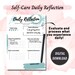 Printable Daily Reflection Pack, Daily Review, Daily Reflection Journal ...