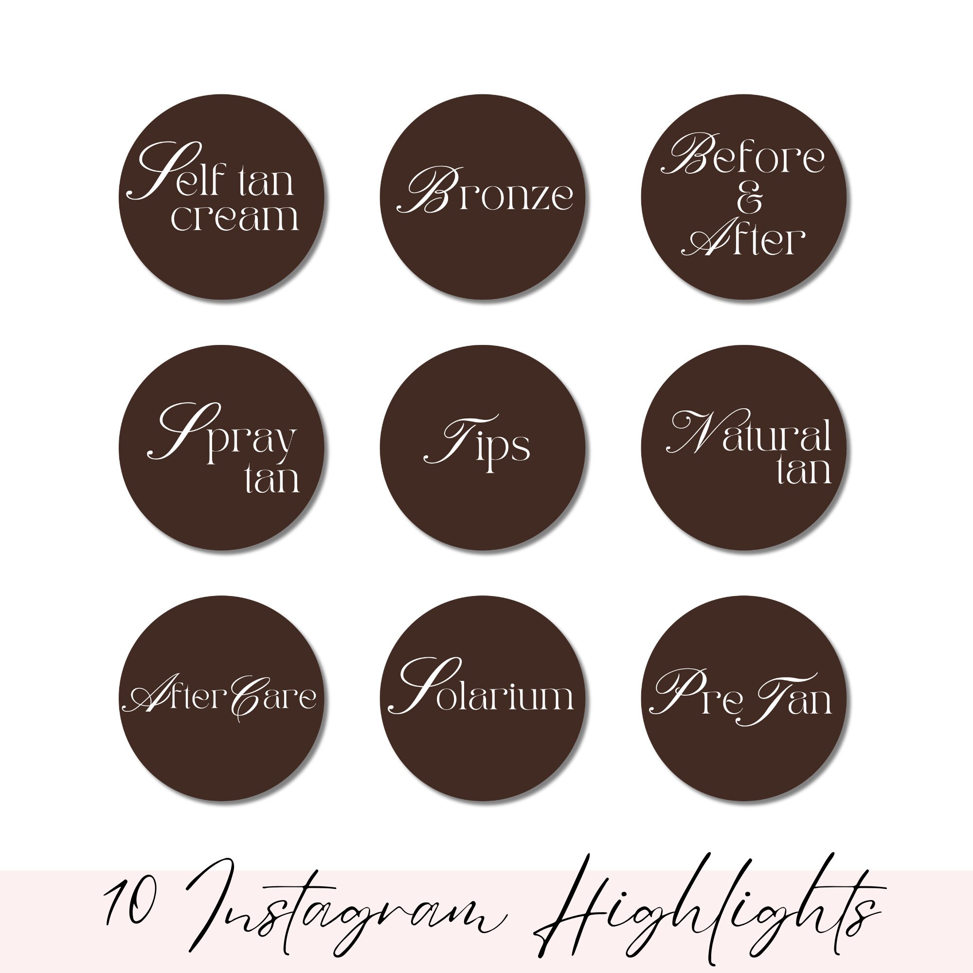 Tan Skin Instagram Templates Canva Beauty & Skincare Post Designs ...